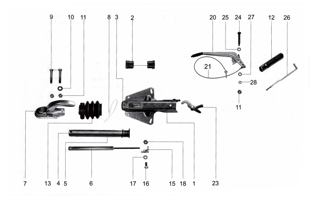 Påløbsbremse - Reservedele Knott KF 20-A | Køb trailerdele her